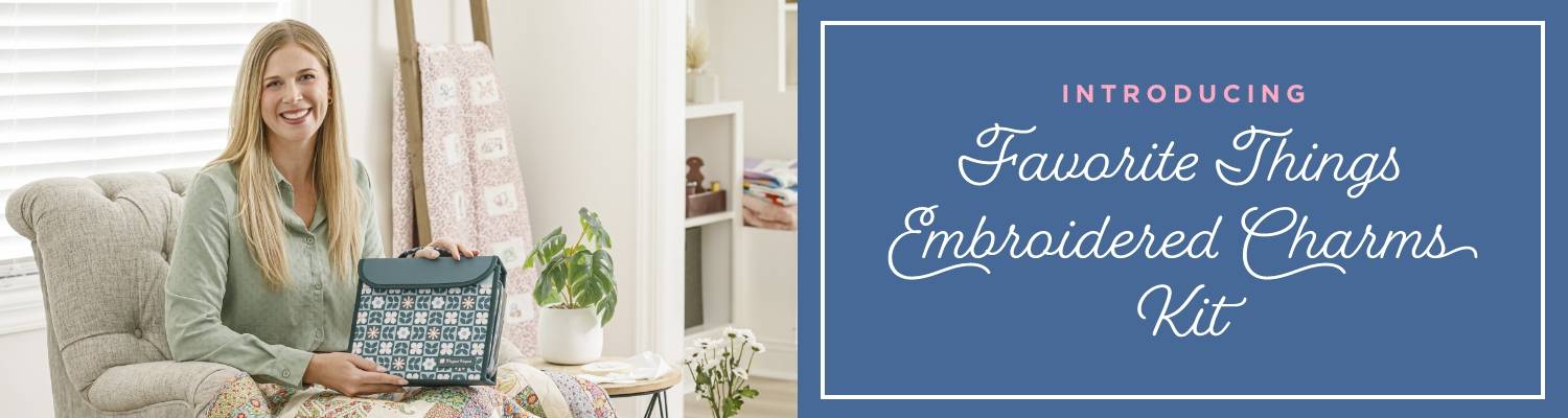 Favorite Things Embroidered Charms Kit