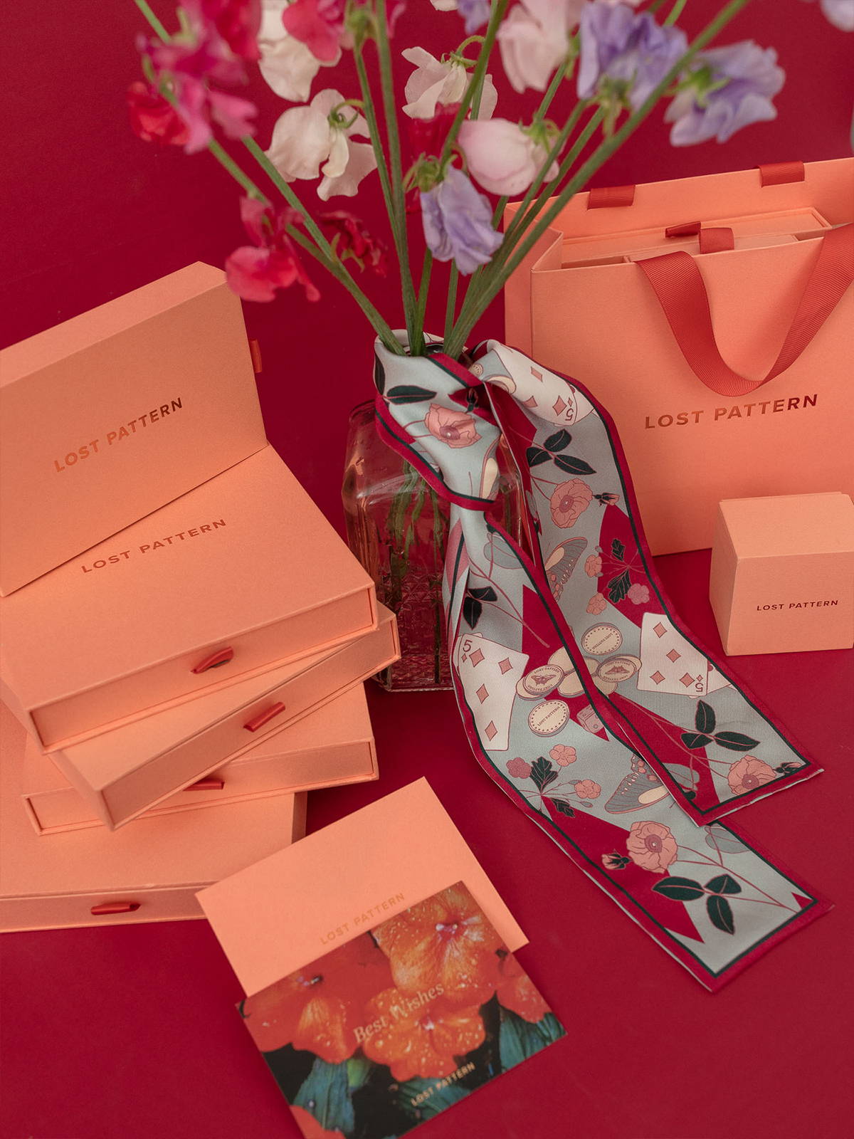 Designer silk scarf, twilly, bandana, shawl for neck, head, hair & all ...