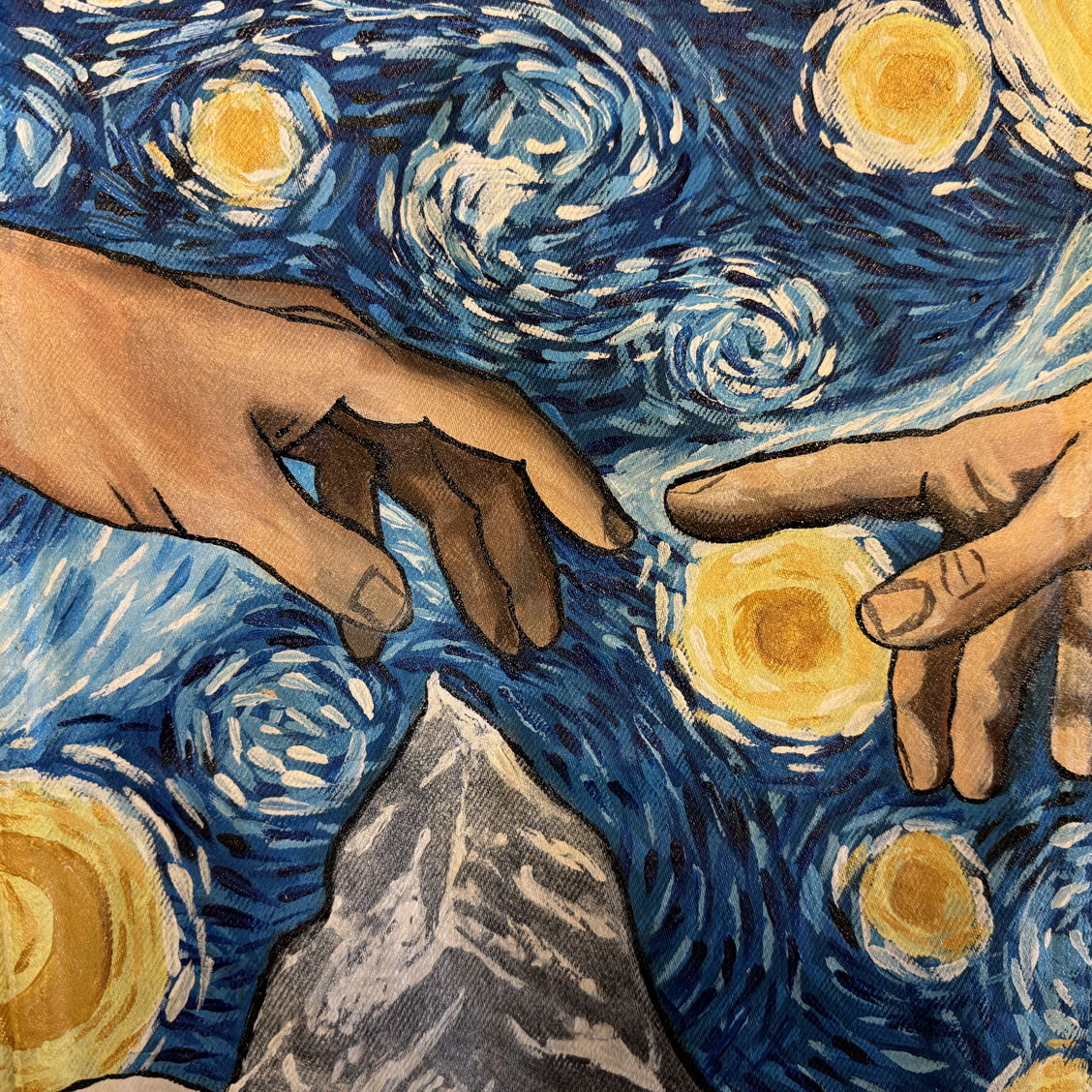 Hand-painted Denim Jacket - CHF 150.00 | Buy on marko