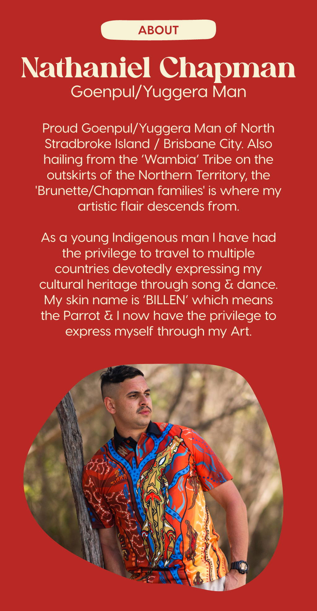NAIDOC 2023 ARTIST - Nathaniel Chapman – Yarn Marketplace