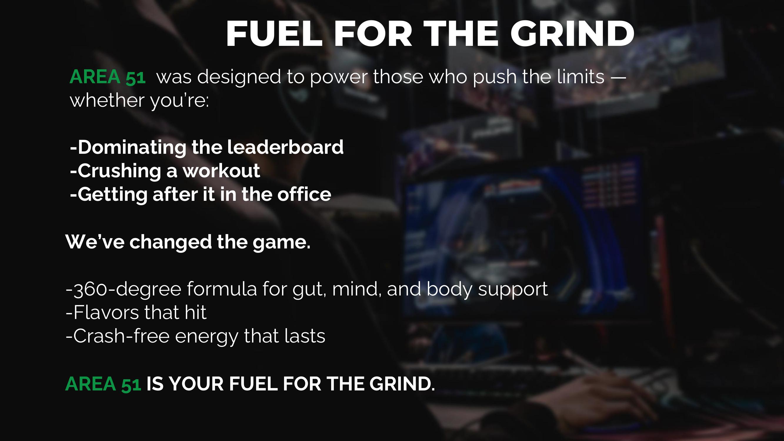 Invest in Area 51 Energy: The Next-Generation Energy Drink for Gamers ...