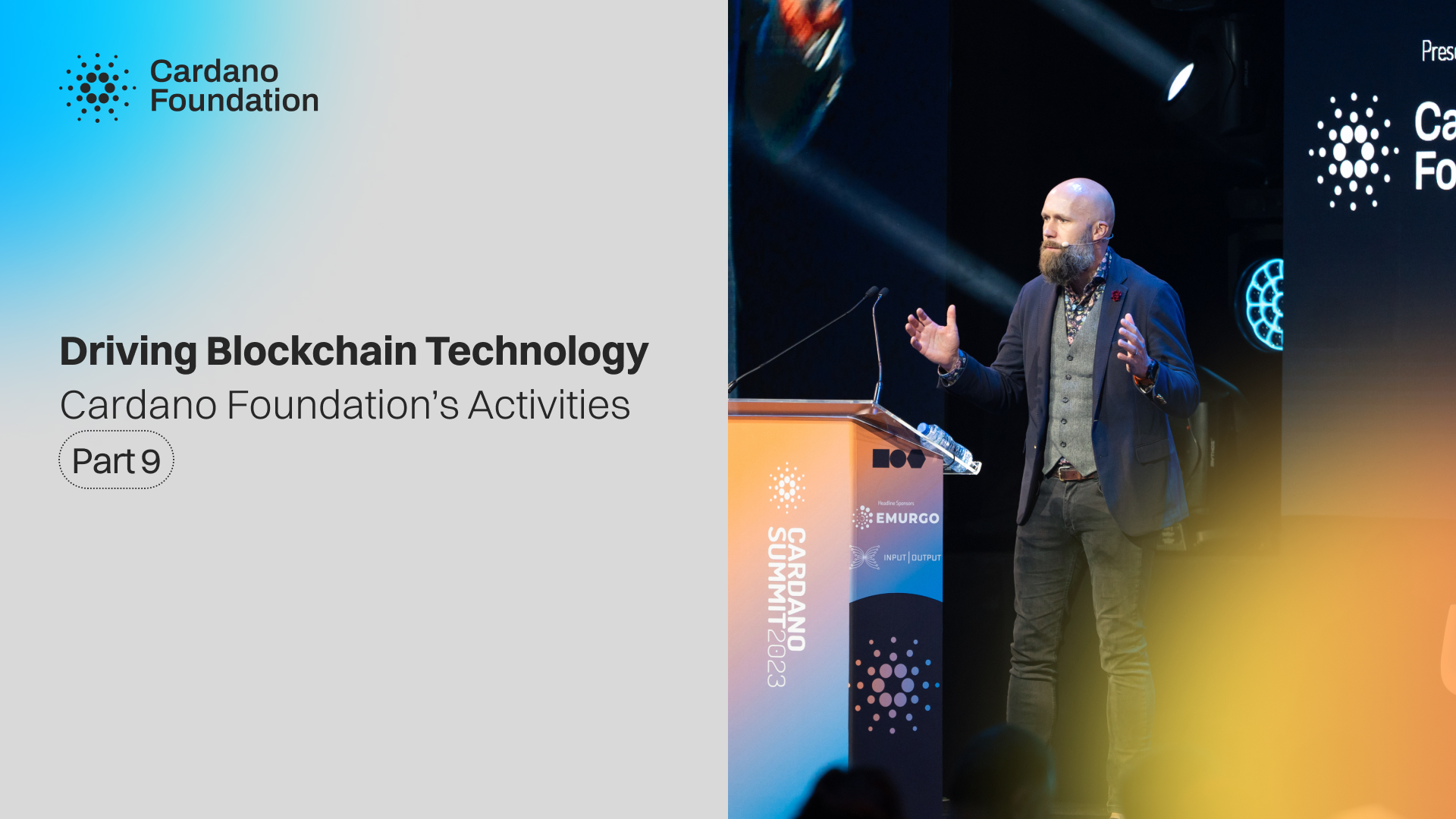 Driving Blockchain Technology: Foundation Activities Part 9