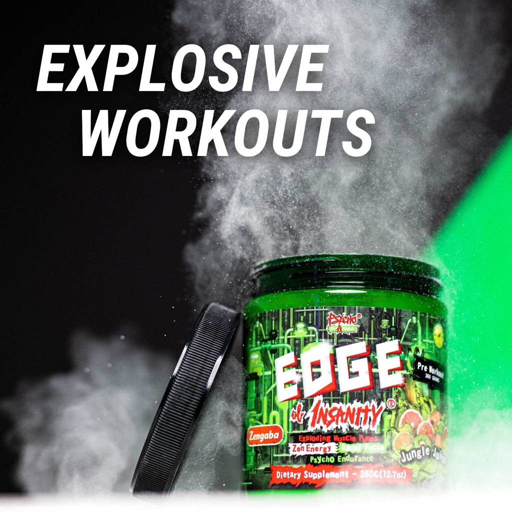 Edge of Insanity by Psycho Pharma | #1 Strongest Pre Workout Powder ...