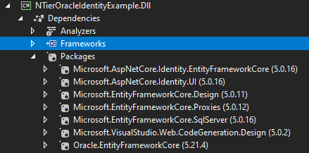 .NET 5.0, ORACLE, ASP.NET Identity with N-tier architecture-Part 03 ...