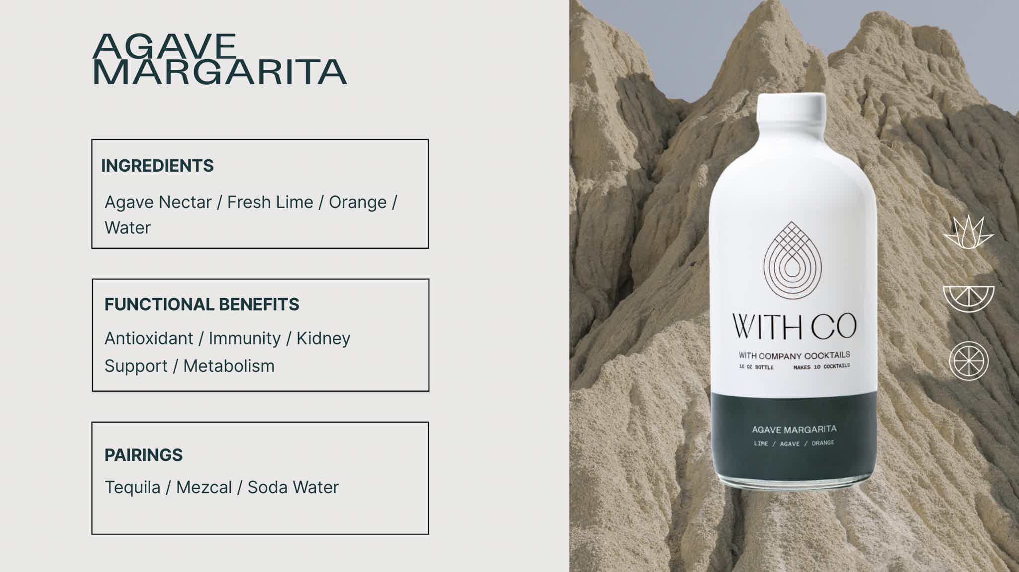 WithCo "With Company": Functional mixes using fresh juices & real ...