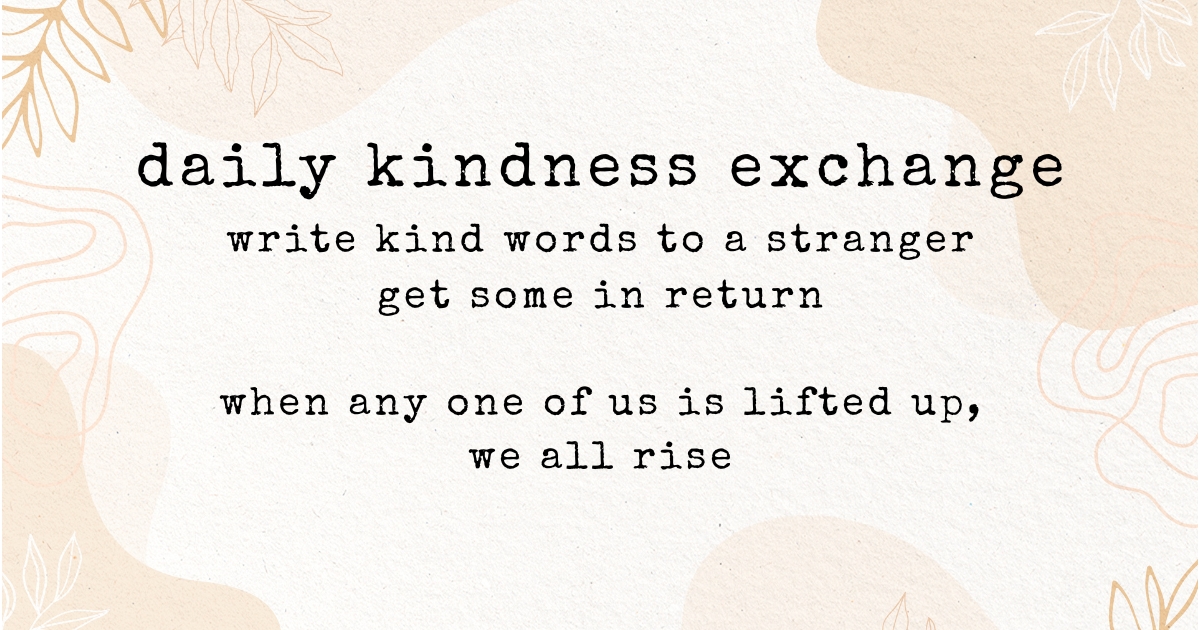 daily kindness exchange