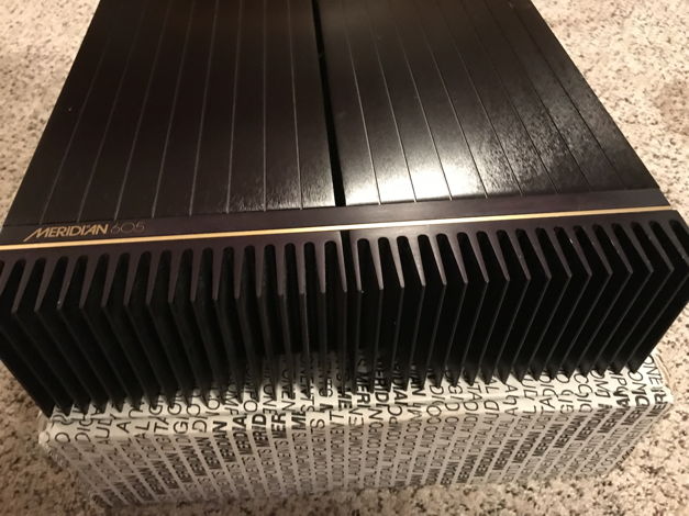 MERIDIAN 605 MONOBLOCK AMPLIFIER For Sale | Audiogon
