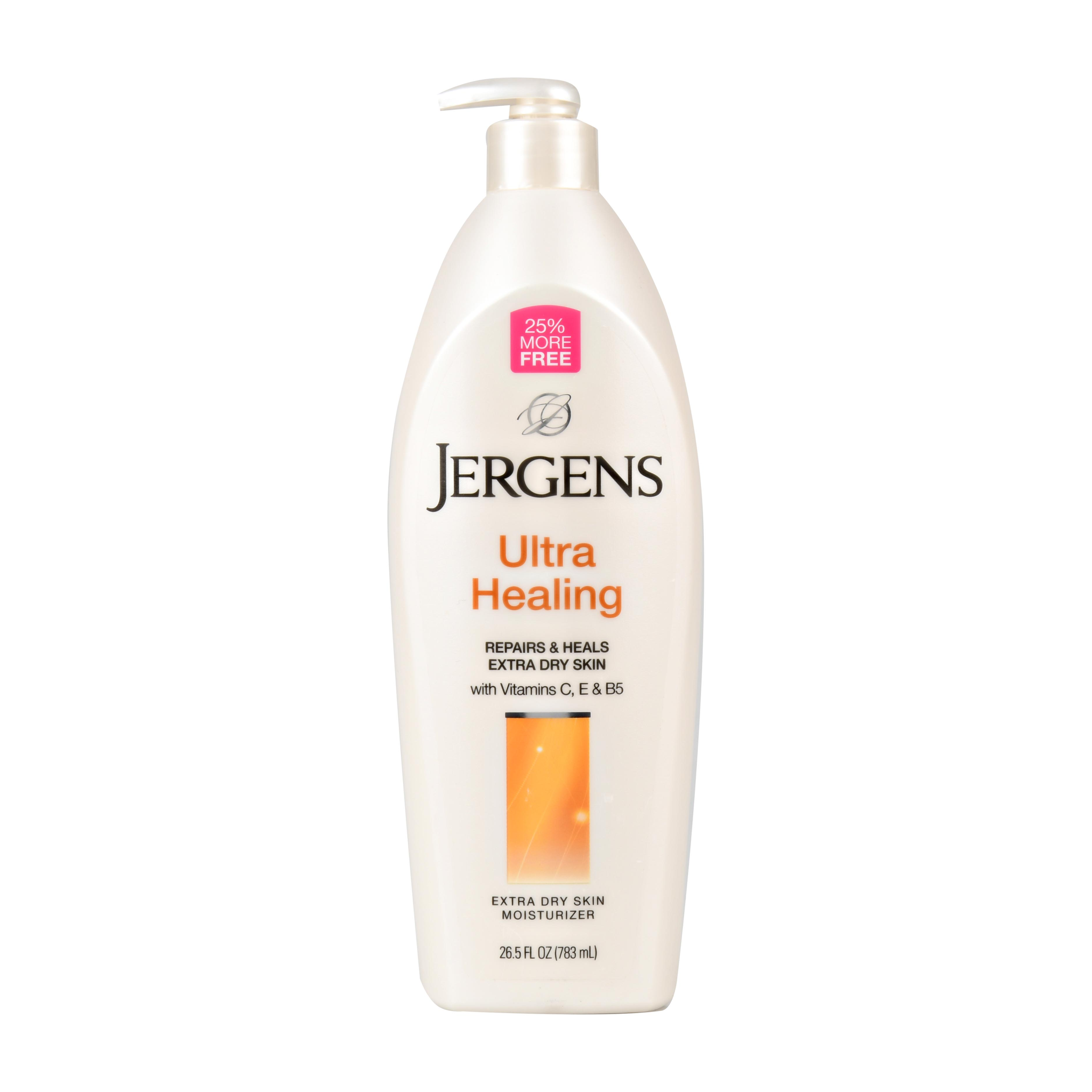 Jergens Ultra Healing Body Lotion Moisturizer Extra Dry Skin vs Olay ...
