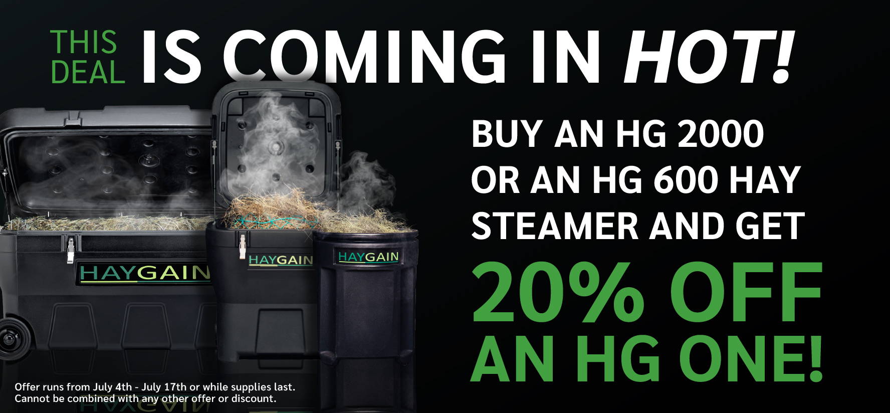 Haygain UK | HG 600 Hay Steamer for Horses - Haygain