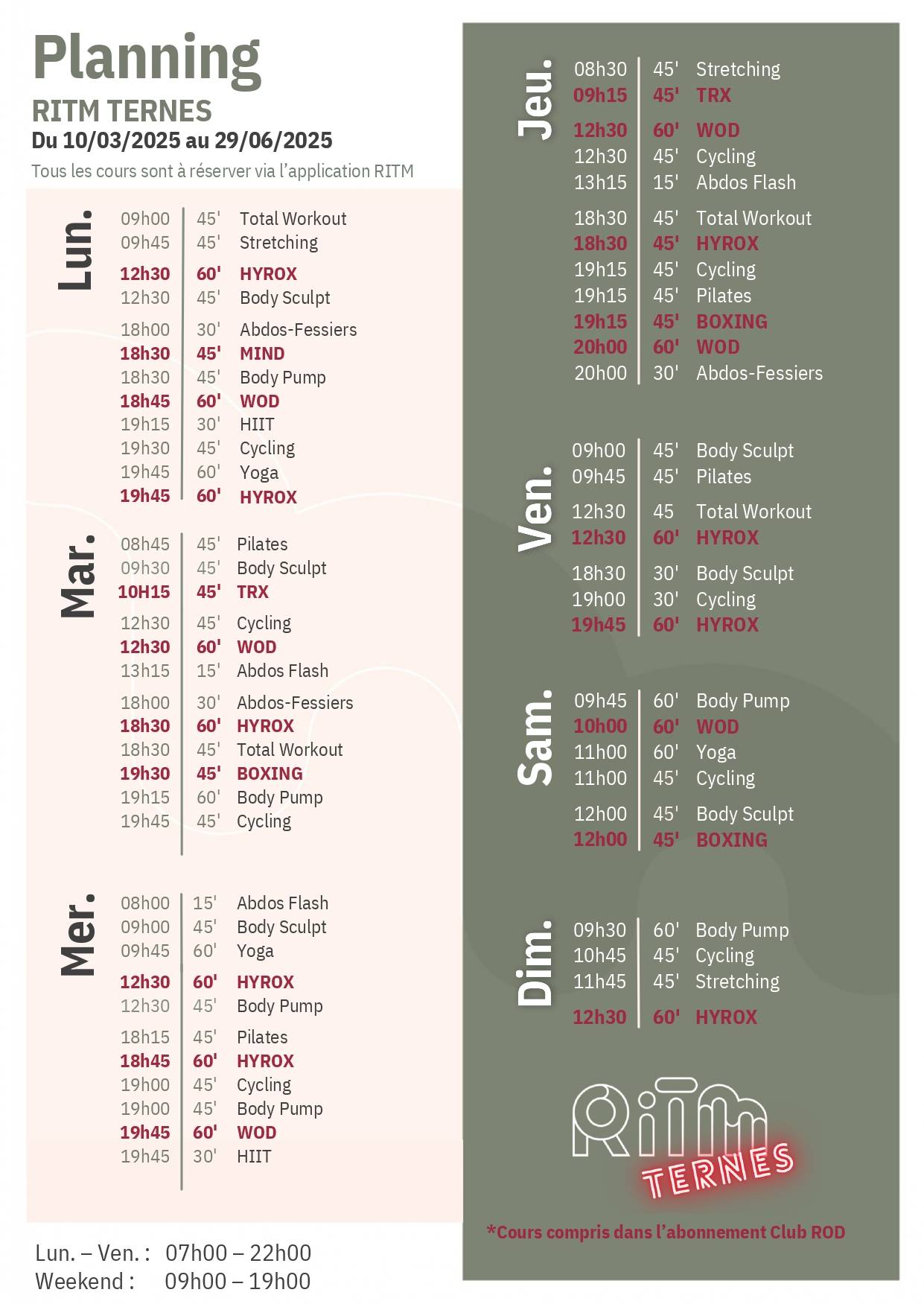 RITM Ternes - Votre Salle de Sport à Paris 17éme – ritmsport