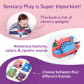 Montessori Baby Soft Book - Early Sensory Stimulation!