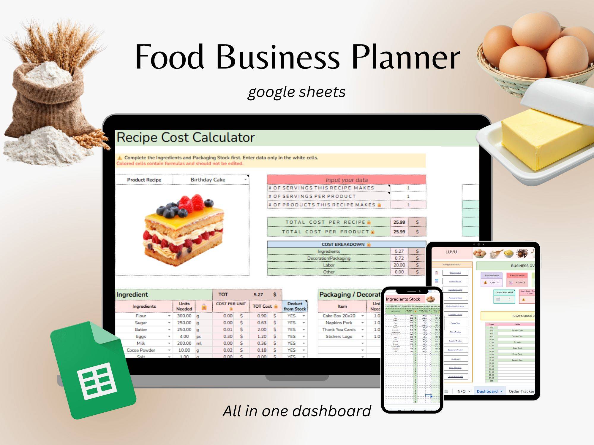 Food Business Planner – Site Vee