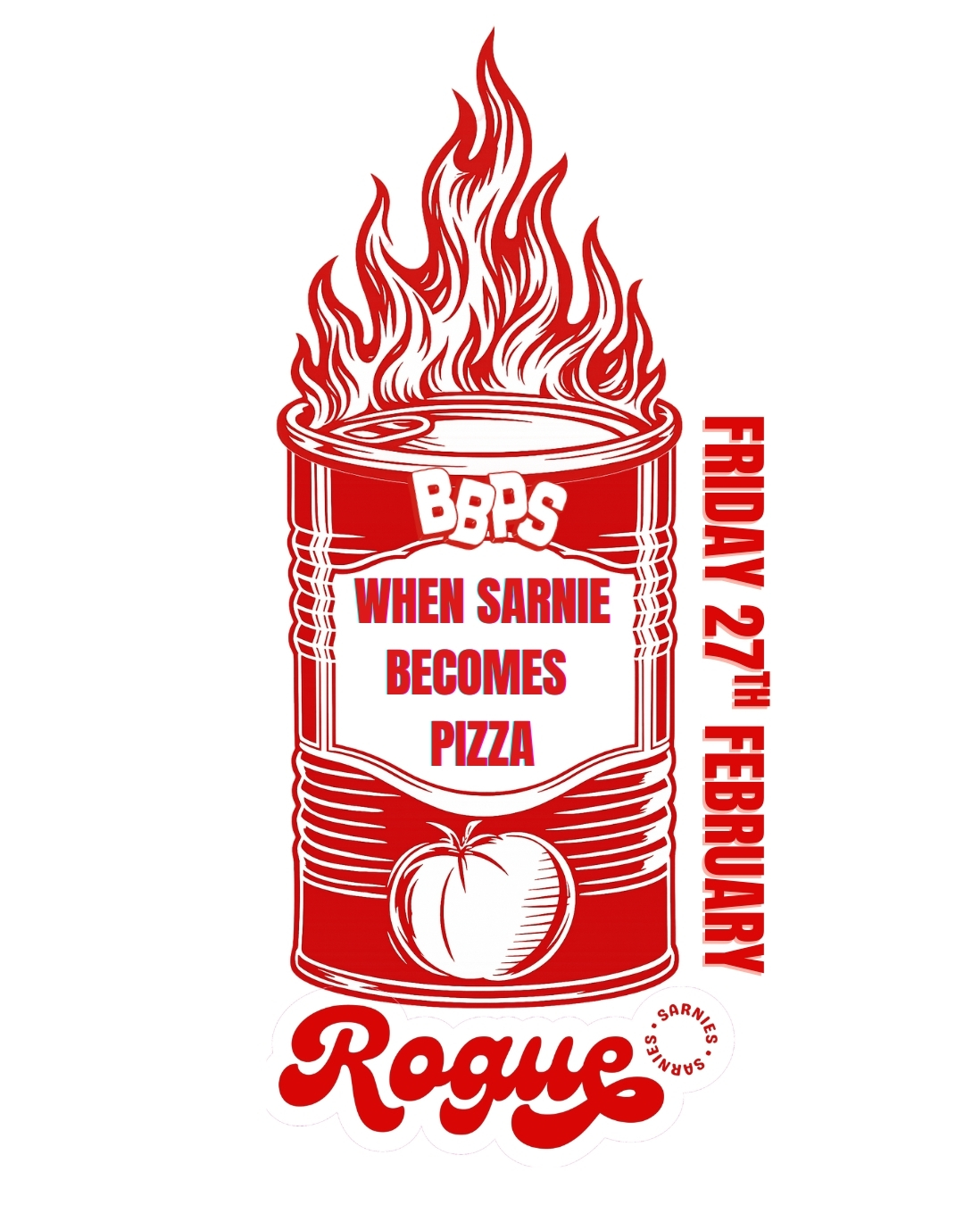 Rogue Sarnies X BBPS | Menu