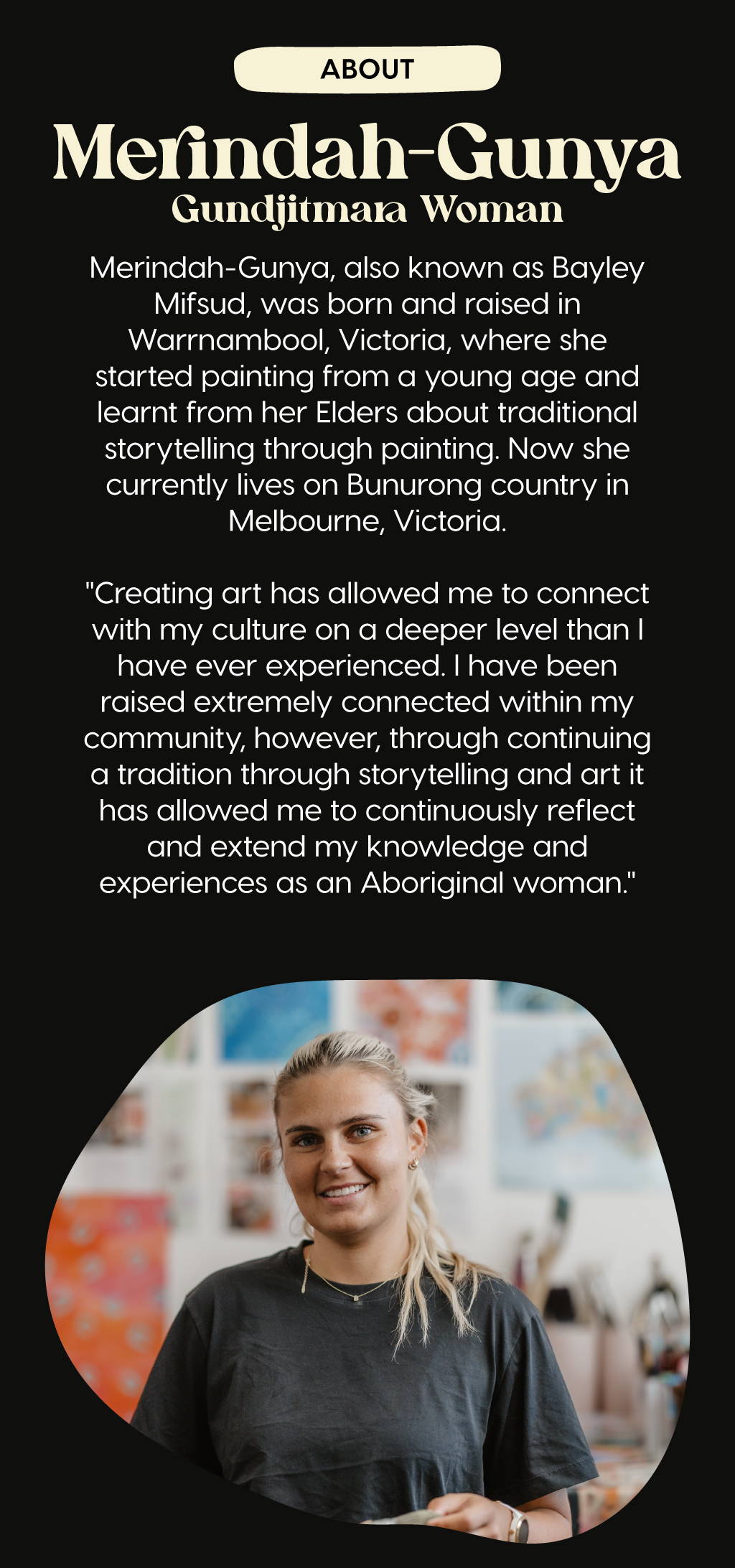NAIDOC 2023 ARTIST - Merindah-Gunya – Yarn Marketplace