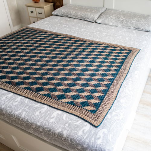 Infinity Cubes Throw