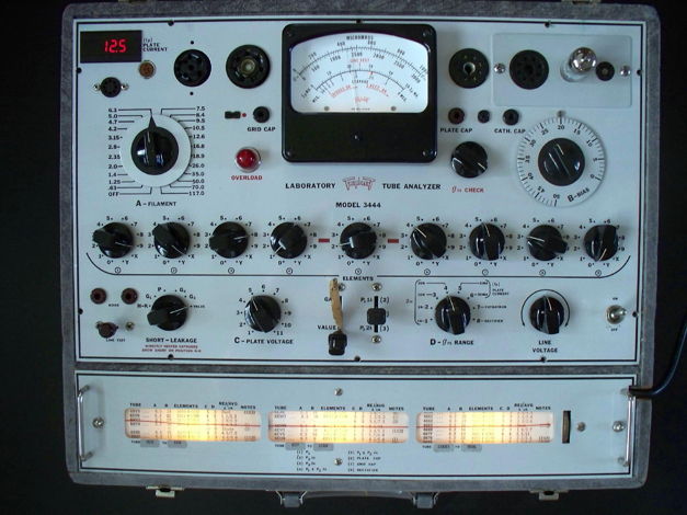 Triplett 3444 with digital plate current ... For Sale | Audiogon