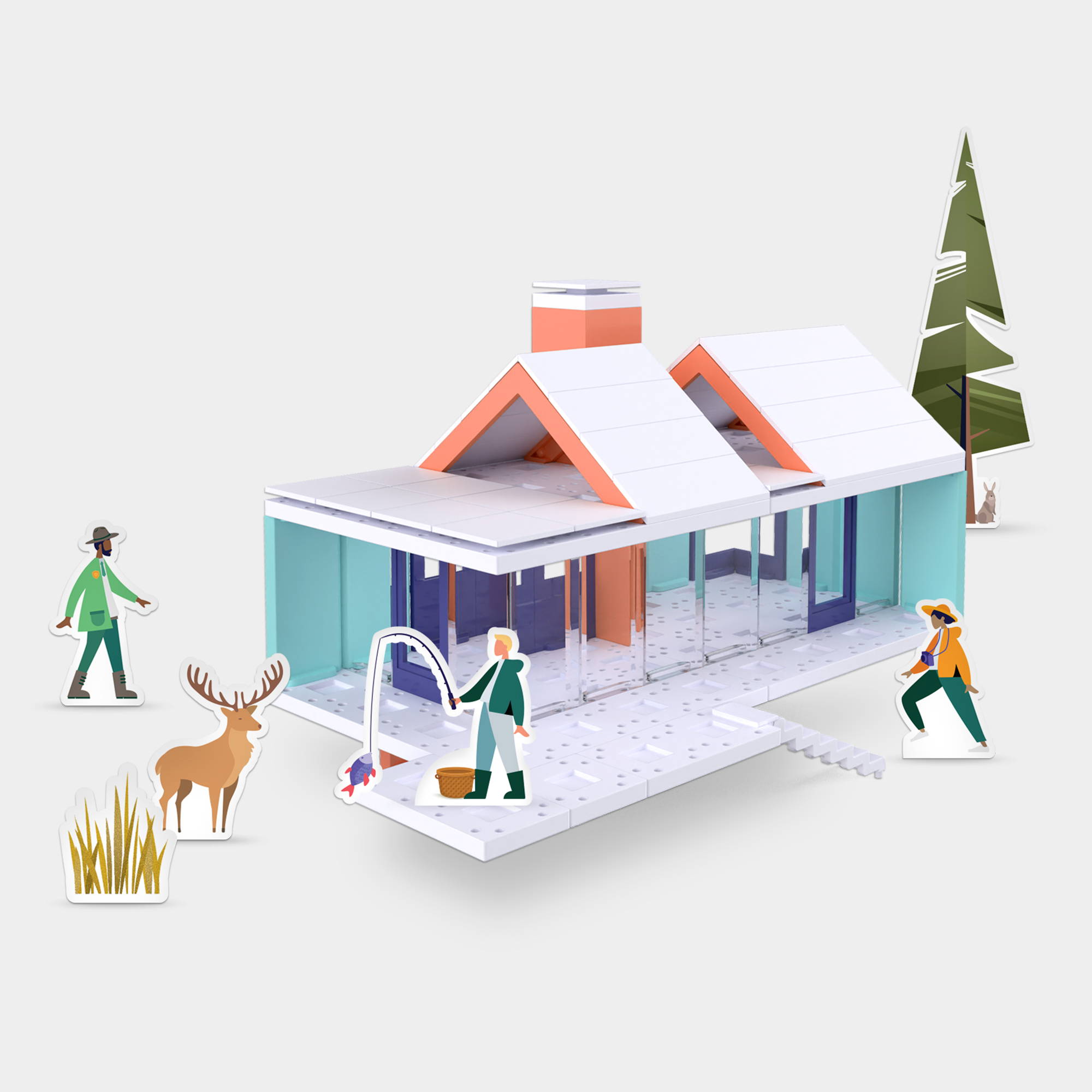 Arckit Mountain Living Architectural Model House Kit Arckit
