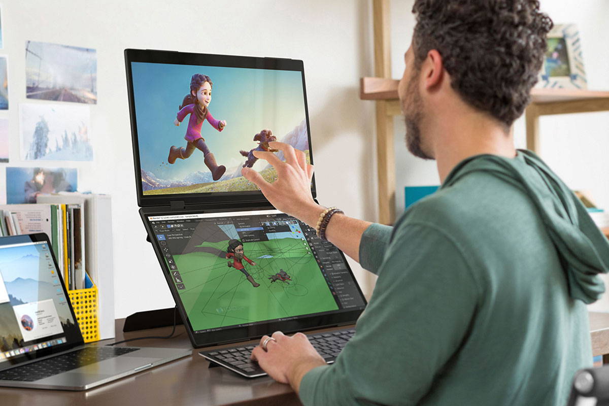 Portable Monitor Folding Screen For Laptop Phone Pc | UPERFECT ...