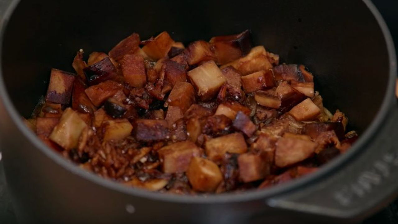 how to cook yam rice