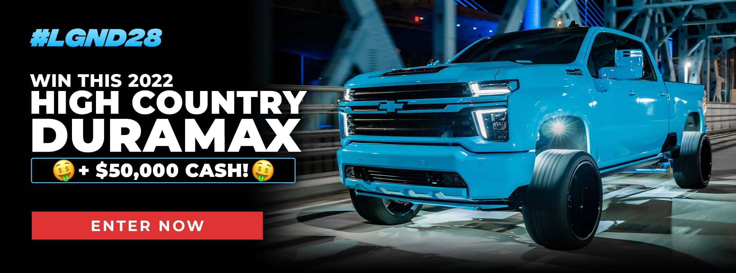 Roller Picture of our Sky Blue 2022 High Country Duramax with text ...