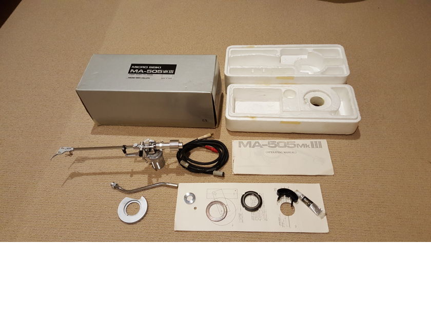 Micro Seiki MA-505 mkIII Dynamic balance ... For Sale | Audiogon