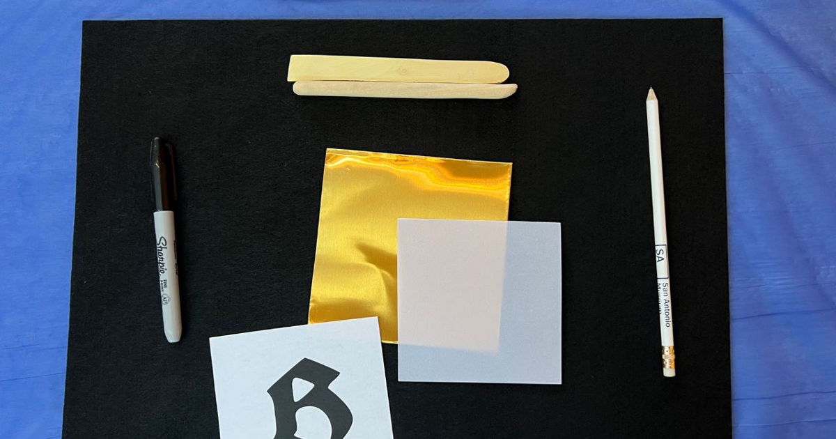 Illuminated Letters: Art Activity