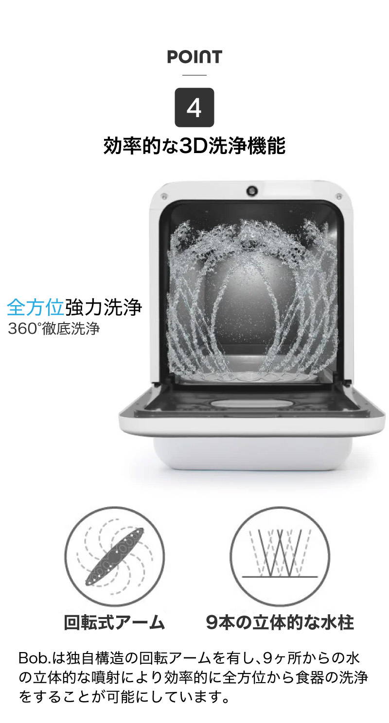 Bob compact dishwasher by Daan Tech – Daan Tech Japan