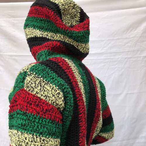 Easy Rasta Crochet Hoodie Pattern