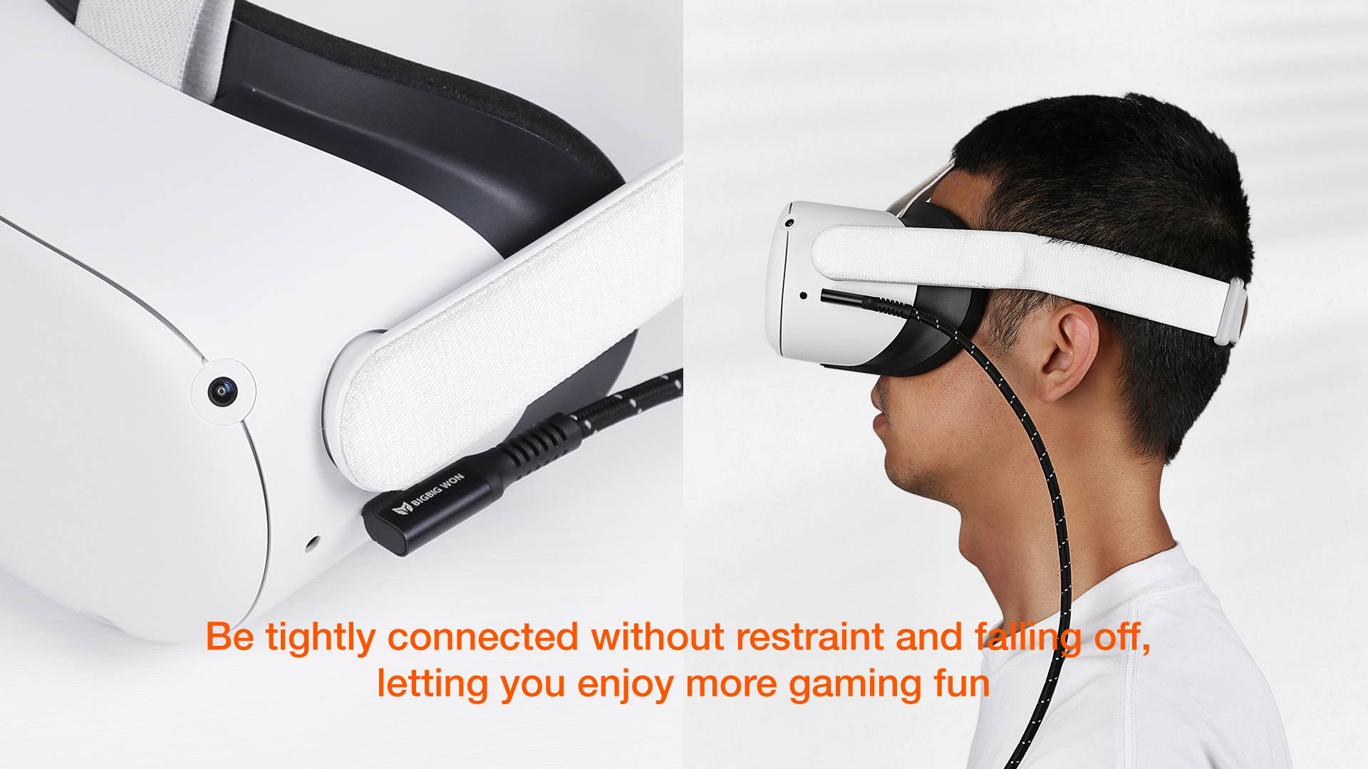 BIGBIGWON USB 3.2 USB C Type C Link Cable for Oculus Quest Link