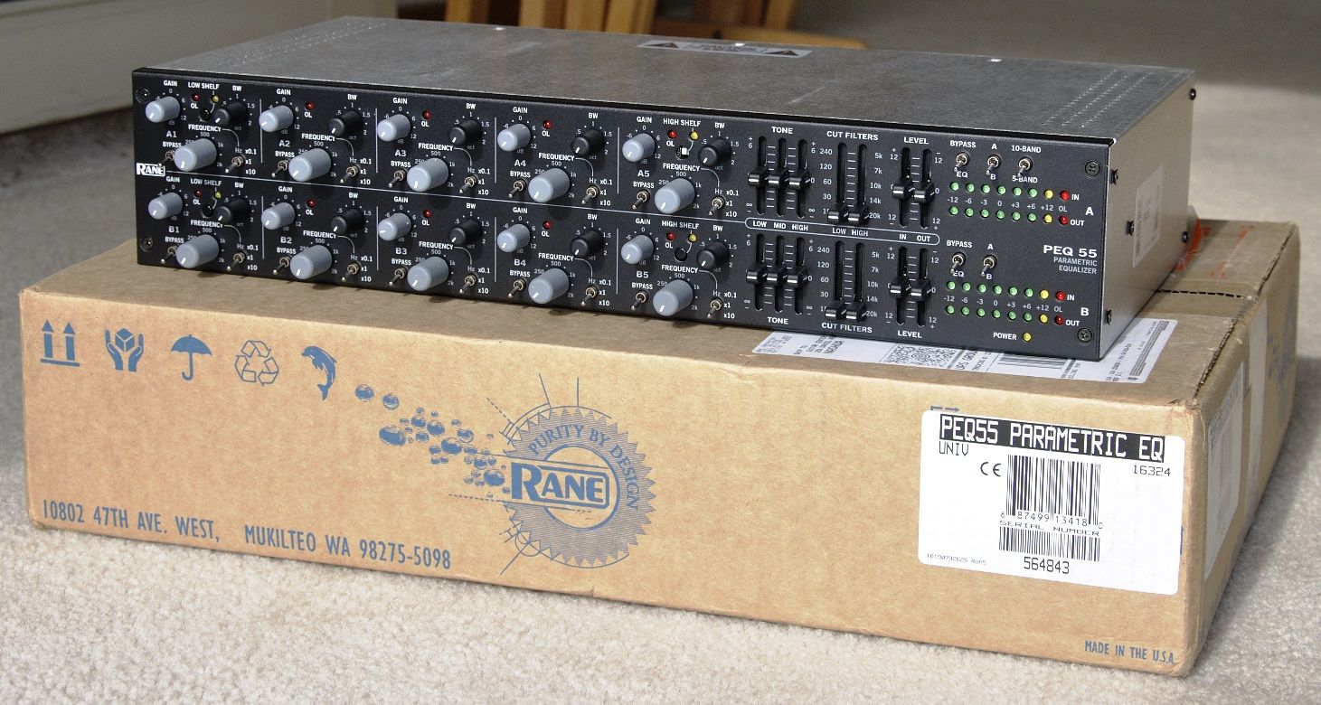 Rane PEQ55 DSP-based parametric EQ with an... For Sale | Audiogon