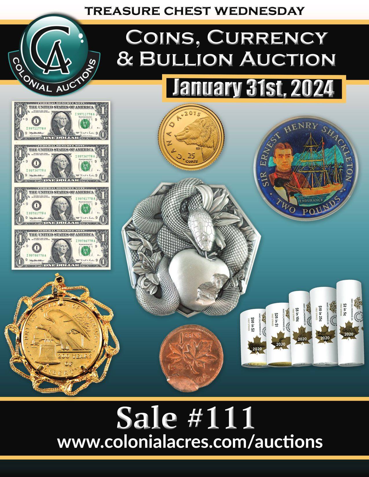 Colonial Acres Auctions – Colonial Acres Coins