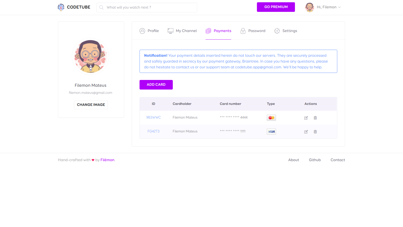 GitHub - nkendrick101/codetube: A lighweight YouTube clone built around Laravel and Vue.js which ...