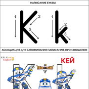Буква "K k" (КЕЙ); — Шаг 1 — Stepik