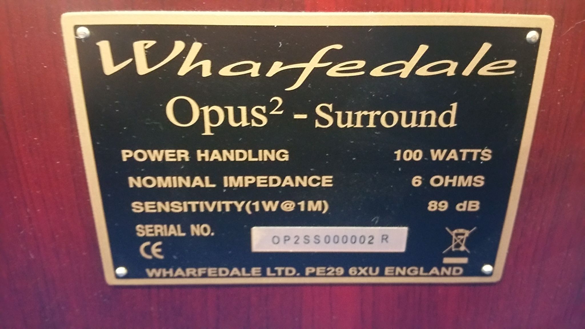 Wharfedale Opus 2-TriSurround surround spe... For Sale | Audiogon
