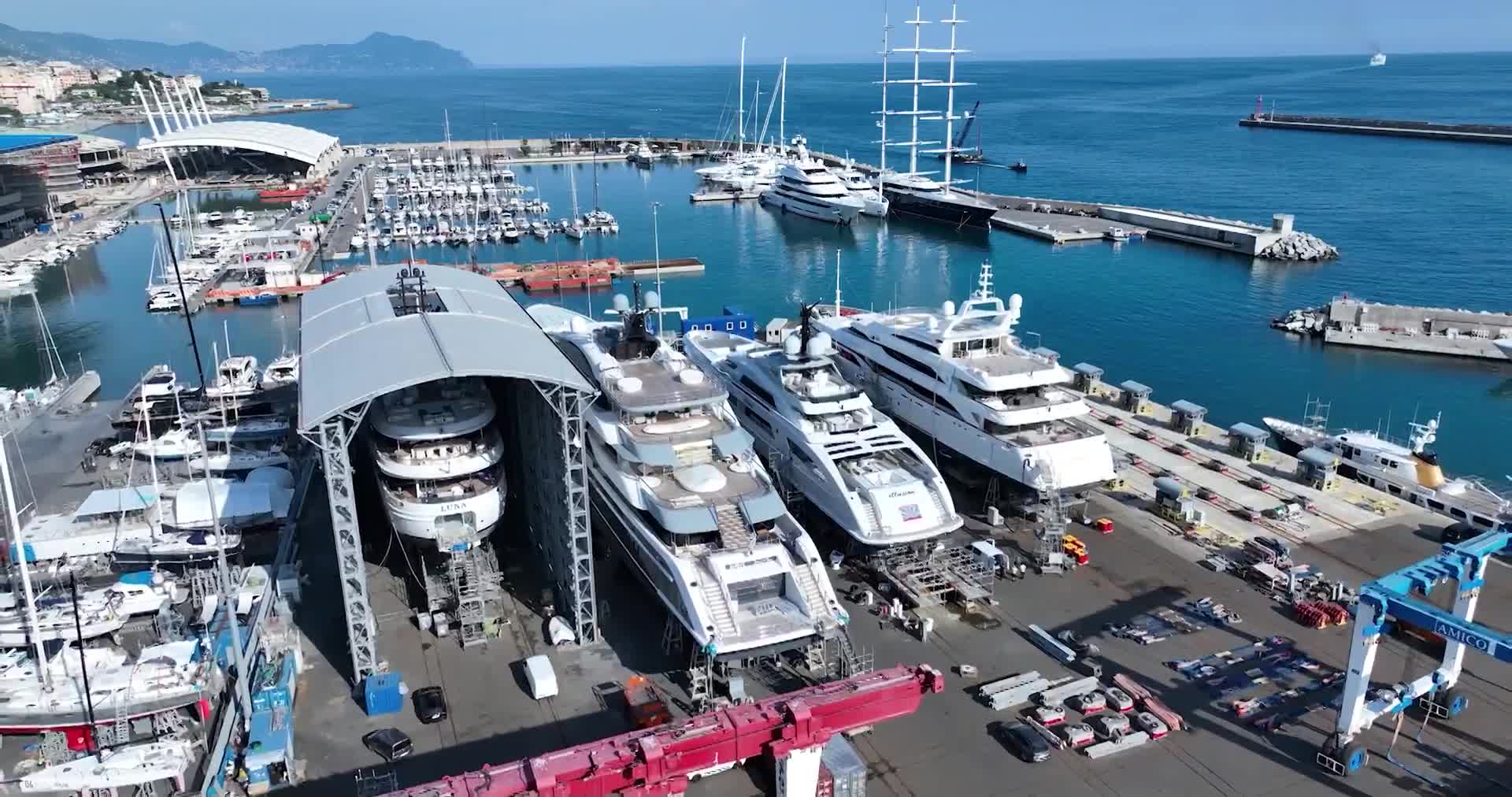 Amico & Co Shipyard One Step Closer to Cleaner Refits | Superyachts.com