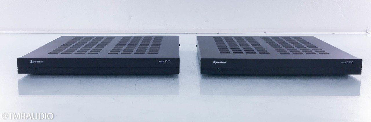 Outlaw Model 2200 Mono Power Amplifier Pai... For Sale | Audiogon