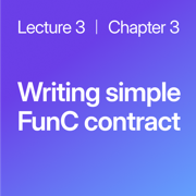 Написание простого контракта на FunC — Шаг 1 — Stepik