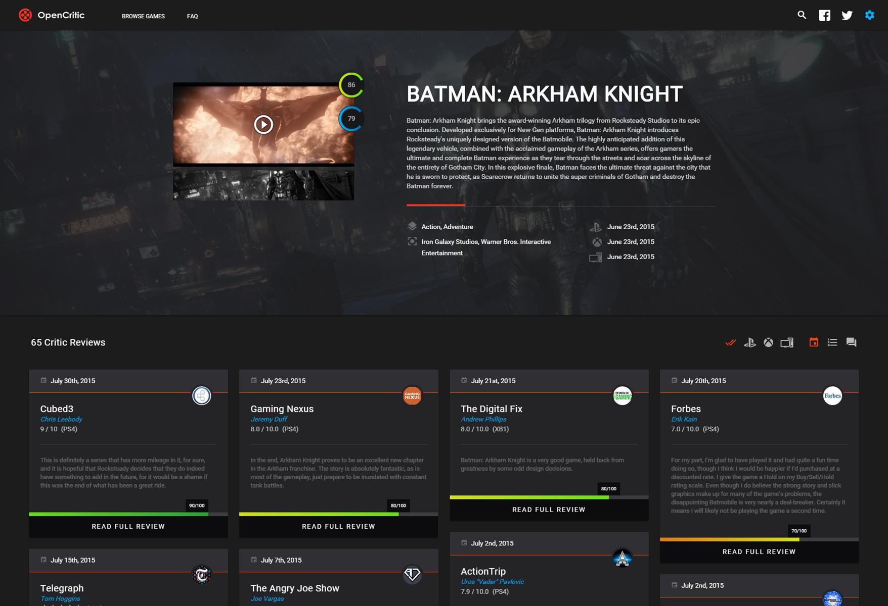 8 Best video game review aggregator as of 2024 - Slant