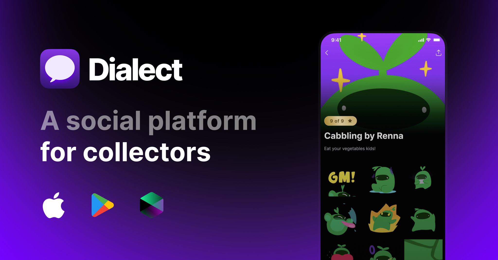 Dialect | Messaging and Collectibles