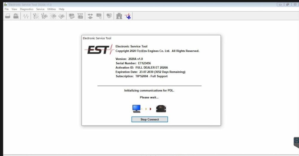 Perkins EST 2020a Electronic Service Tool Diagnosis Software Full ...