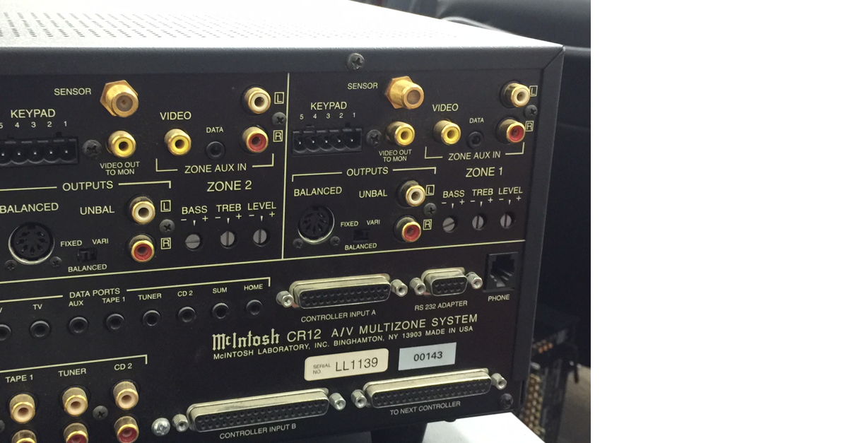 McIntosh Whole Home Audio CR-12 CR12 Multi... For Sale | Audiogon