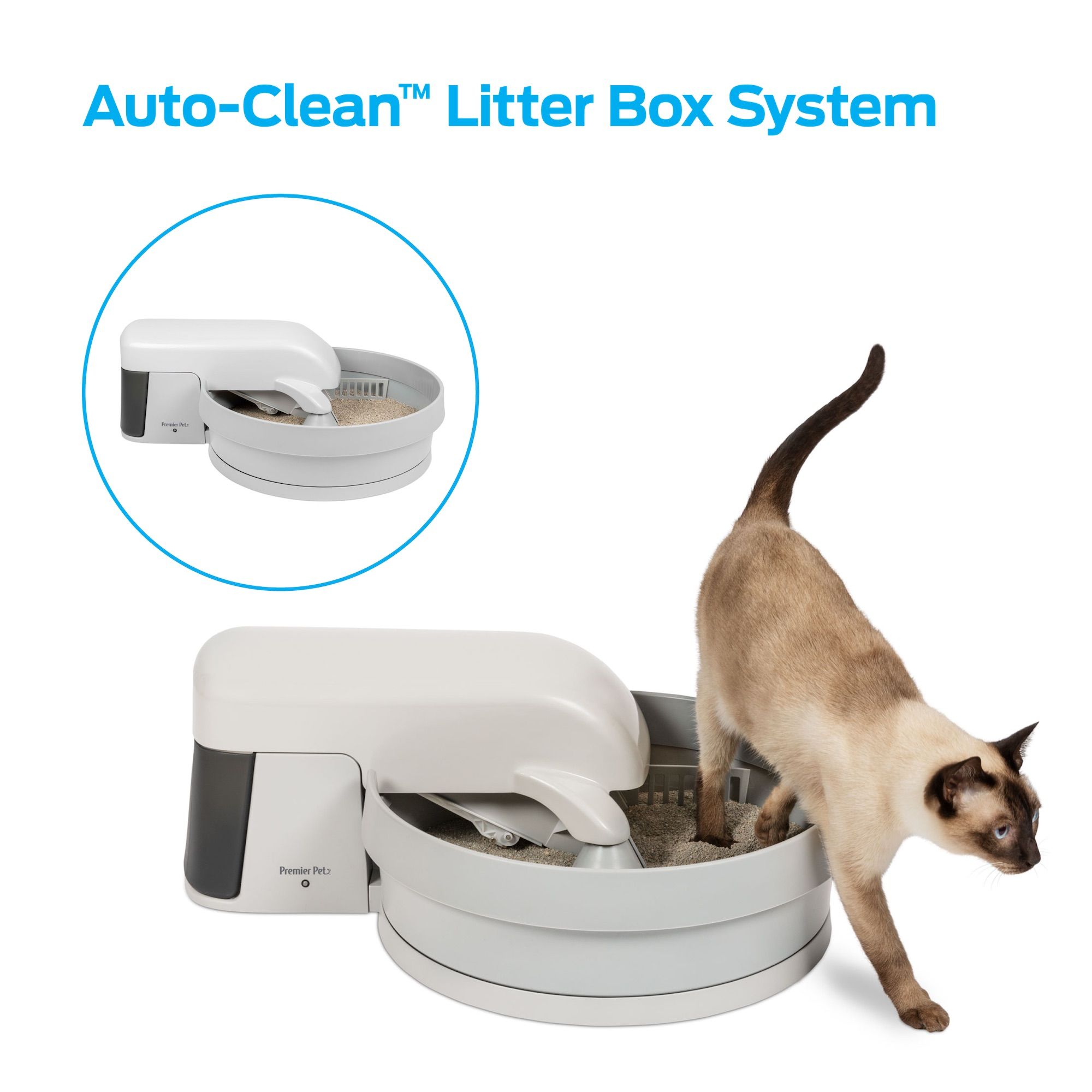 Premier Pet Auto-Clean Litter Box System vs Litter Genie Cat Litter Box ...