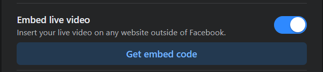 How to Embed a Facebook Live on your Website