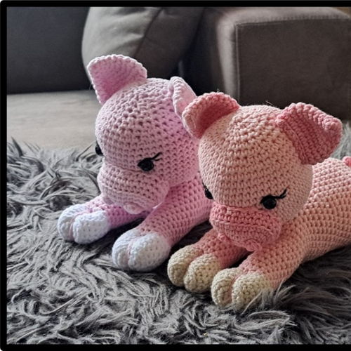 Easy Rose the little pig crochet pattern