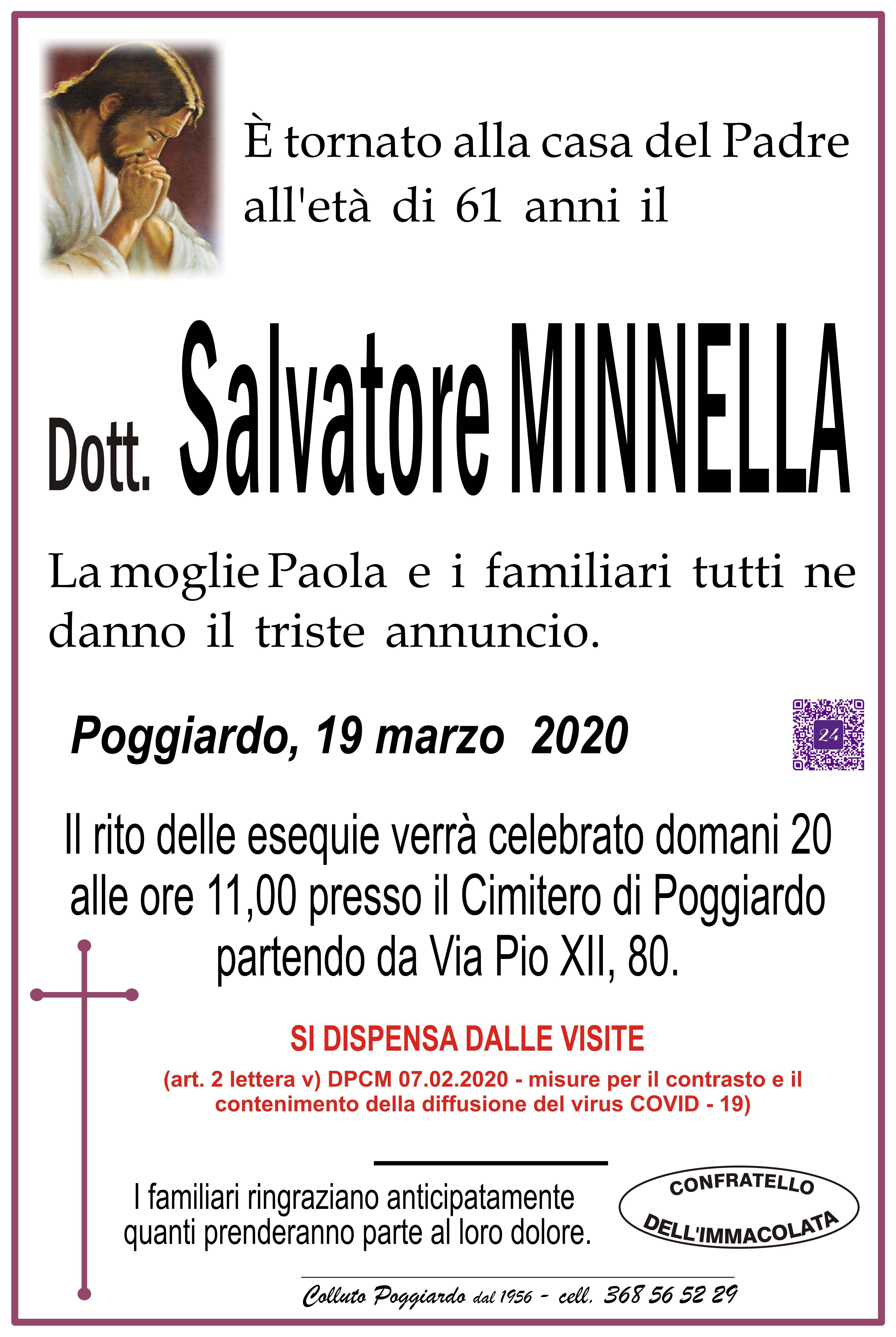 Funerali e annunci funebri a Poggiardo | Salvatore Minnella - Funer24
