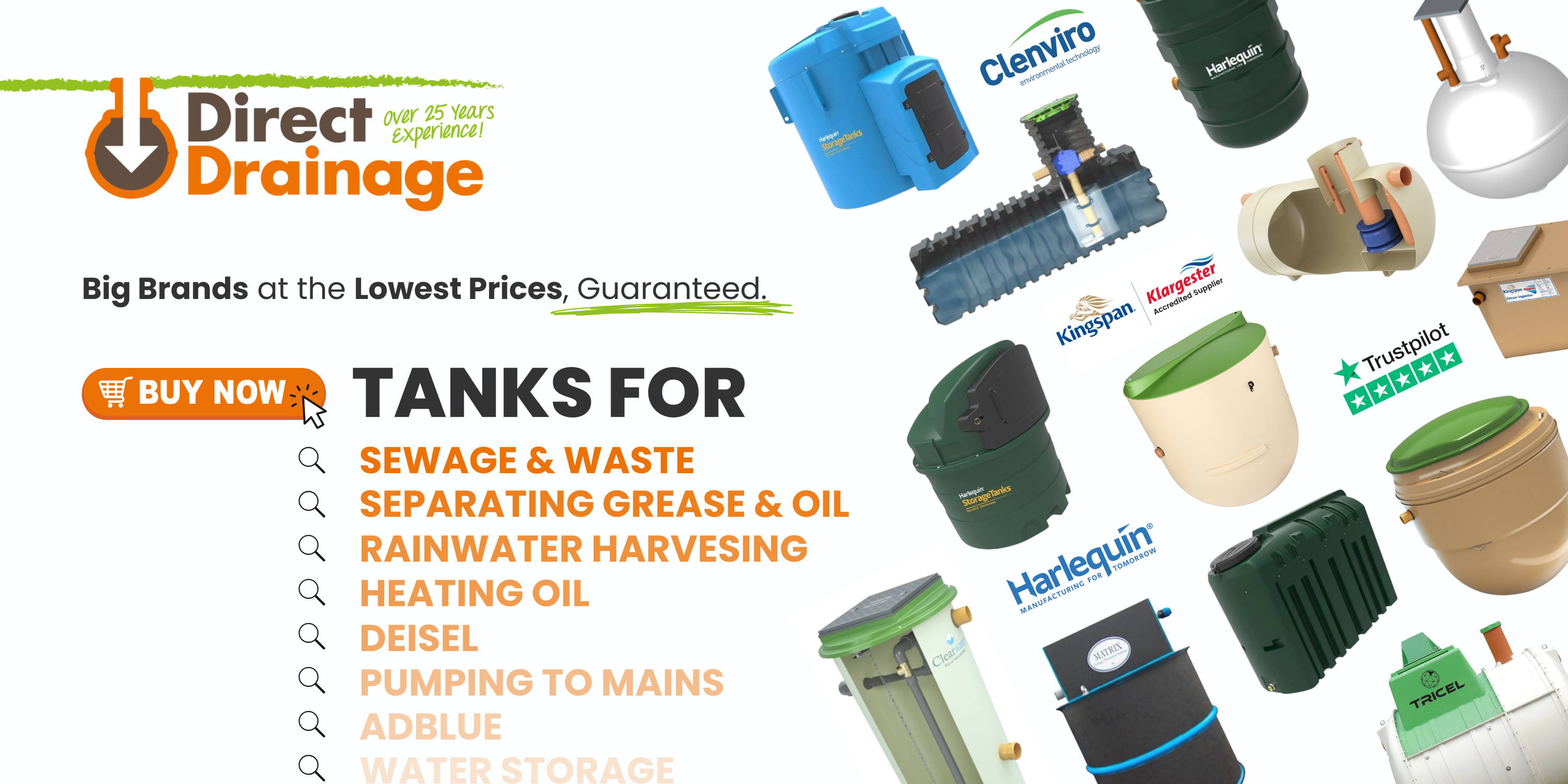 Direct Drainage | Sewage Treatment System & Wastewater Parts & Spares