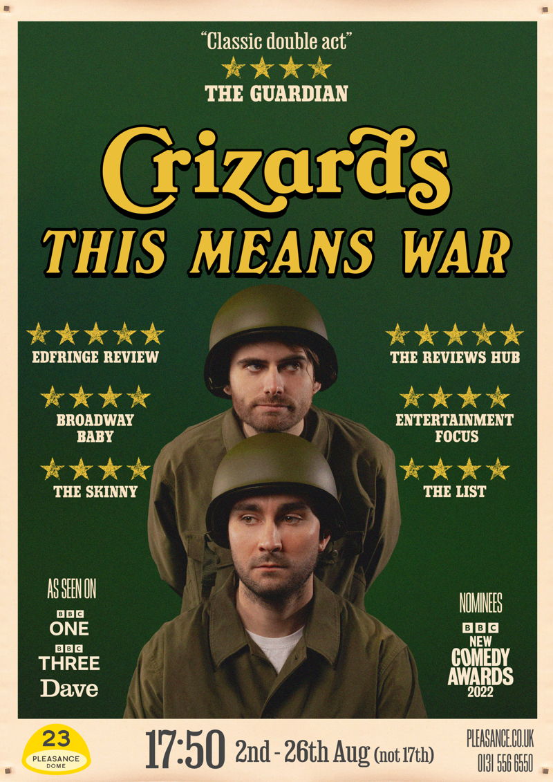 Crizards: This Means War - Comedy Poster Awards 2023