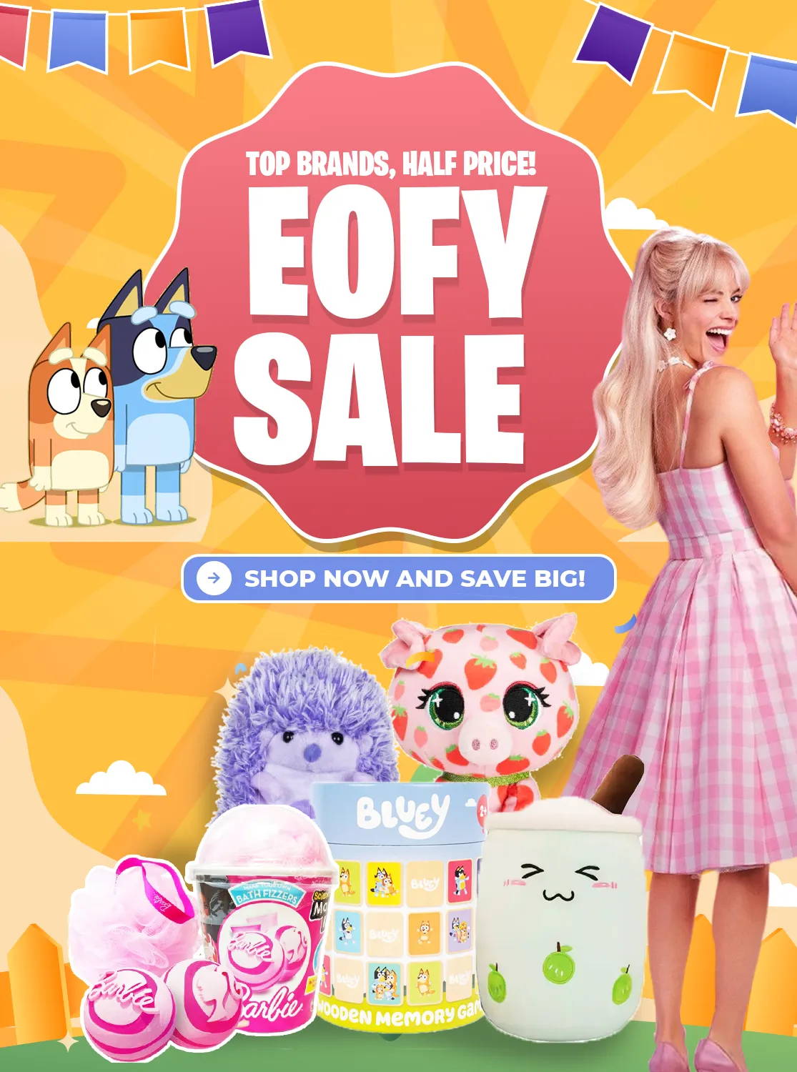 EOFY Sale: 50% off! Aussie Slime Top Brands: Barbie, Bluey & More!
