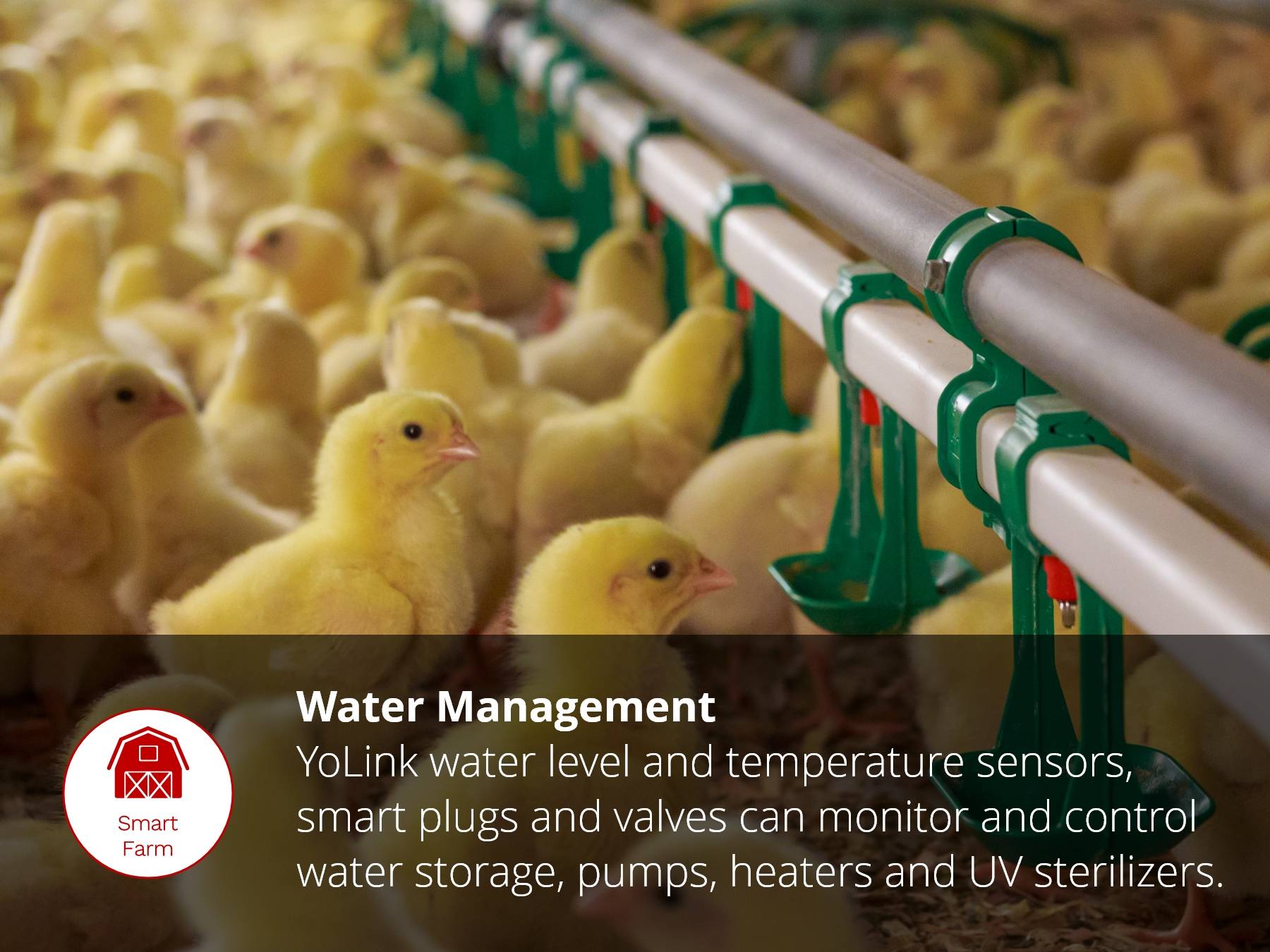 Smart Farm page – YoLink