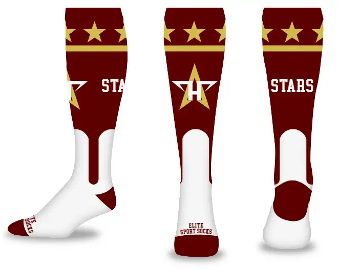 Custom Baseball 2n1 Stirrup Socks
